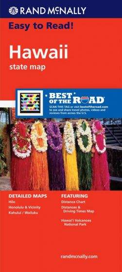 Buy Hawaii State Road Map by Rand McNally (2010) – The Chart & Map Shop