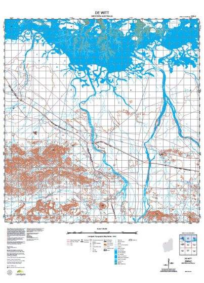 Buy 2356-2 De Witt Topographic Map by Landgate (2015) – The Chart & Map Shop