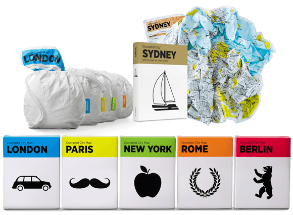 Crumpled City Maps, they're still awesome – The Chart & Map Shop