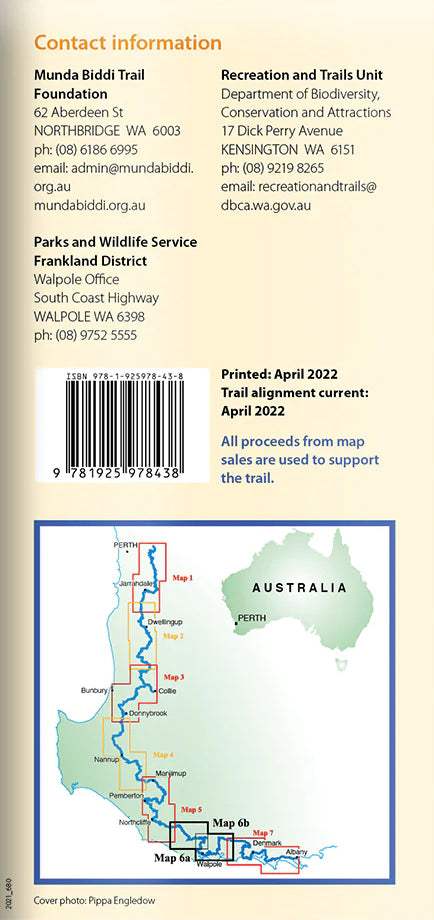 Buy Munda Biddi Trail Map 6: Shannon River to Kent River (2022) – The ...