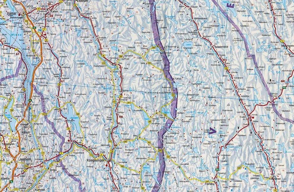 Buy Norway Road Map by Freytag & Berndt (2022) – The Chart & Map Shop