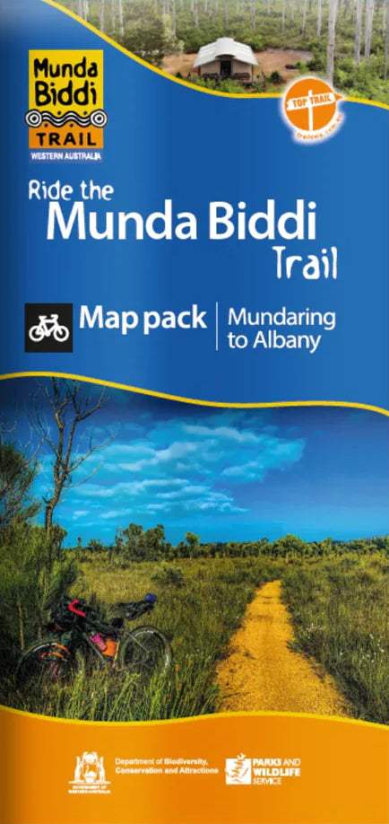 Buy Munda Biddi Trail Map Pack: Mundaring to Albany – The Chart & Map Shop