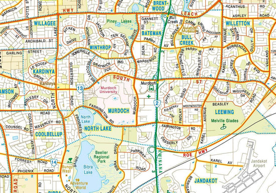 Buy Perth & Western Australia Large Wall Map by Quality Publishing ...
