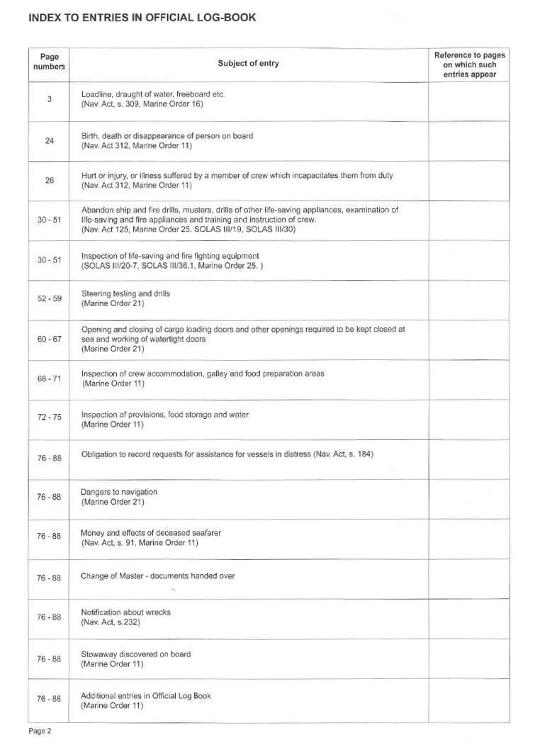 Buy AMSA Official Log-Book – The Chart & Map Shop