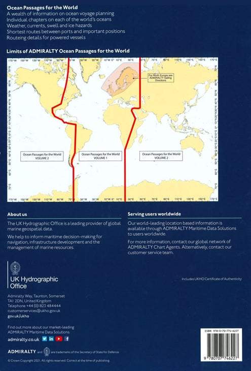 Buy NP136(1) Ocean Passages for the World - Atlantic Ocean Volume 1 ...