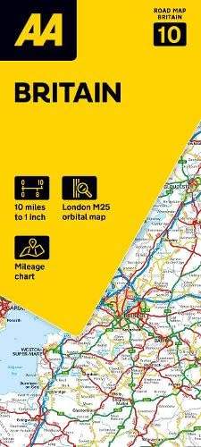 Buy AA Road Map Britain – The Chart & Map Shop