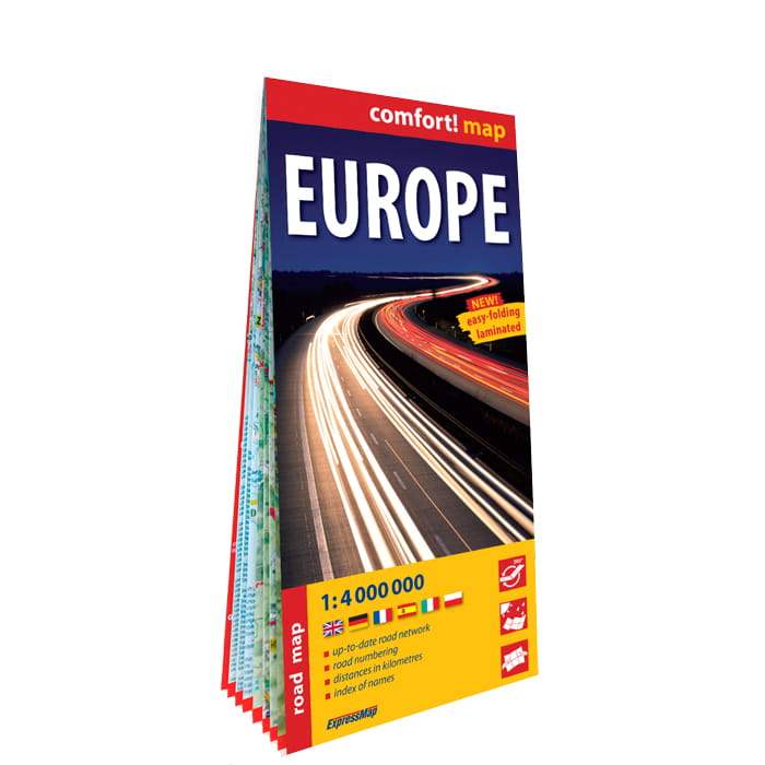 Buy Europe Road Map by Express Maps (2023) – The Chart & Map Shop
