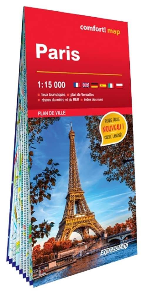 Buy Paris Road Map by Express Maps (2023) – The Chart & Map Shop