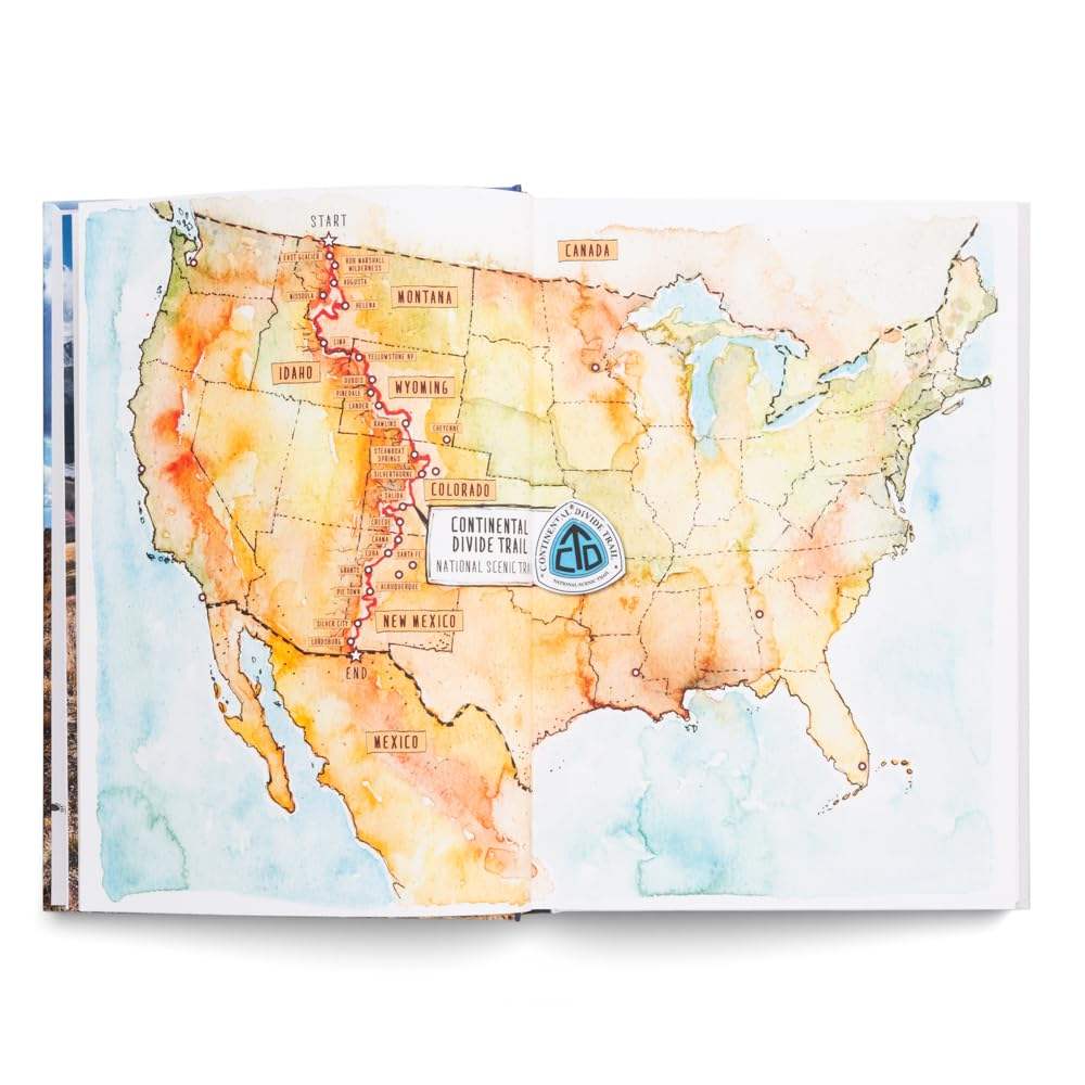 Buy The Great Divide: Walking the Continental Divide Trail – The Chart ...