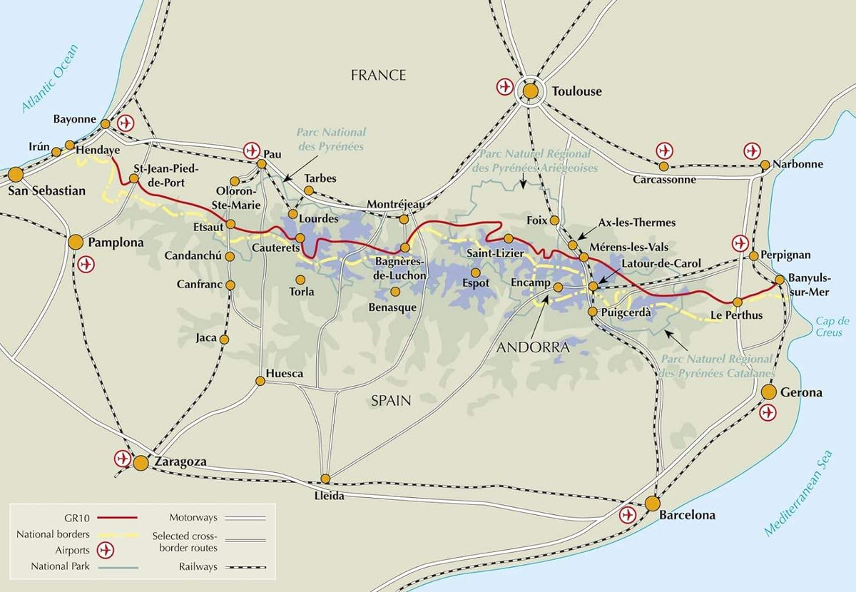 Buy Trekking the GR10: Through the French Pyrenees - Le Sentier des ...