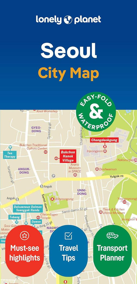 Buy Lonely Planet Seoul City Map (2nd Edition) (2024) – The Chart & Map ...