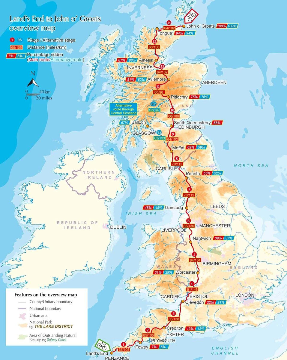 Buy Cycling Land's End to John O' Groats: LEJOG end-to-end on quiet ...