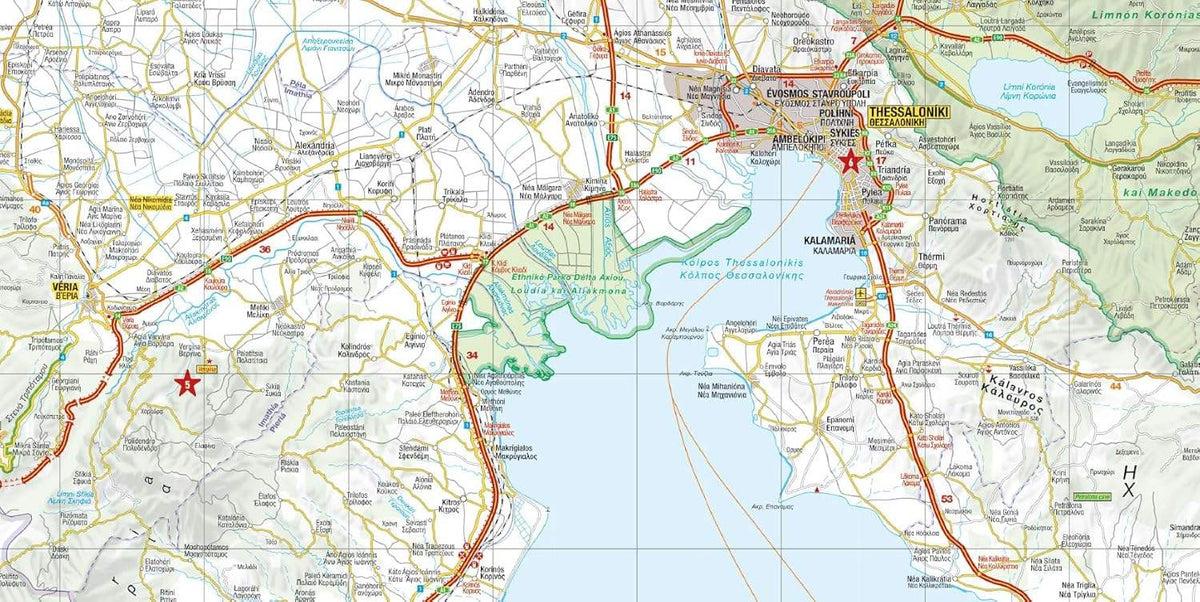 Buy Greece Road Map by Marco Polo (2024) – The Chart & Map Shop