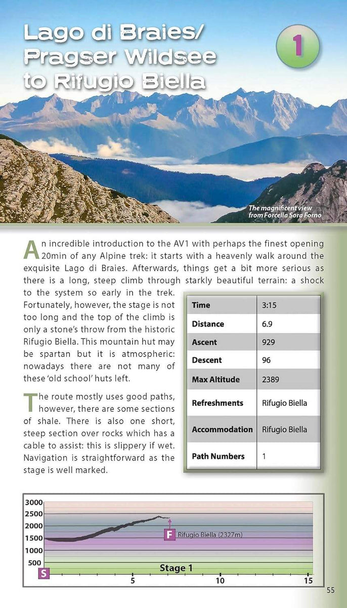 Buy Trekking the Dolomites AV1: The Great Treks of the Alps – The Chart ...