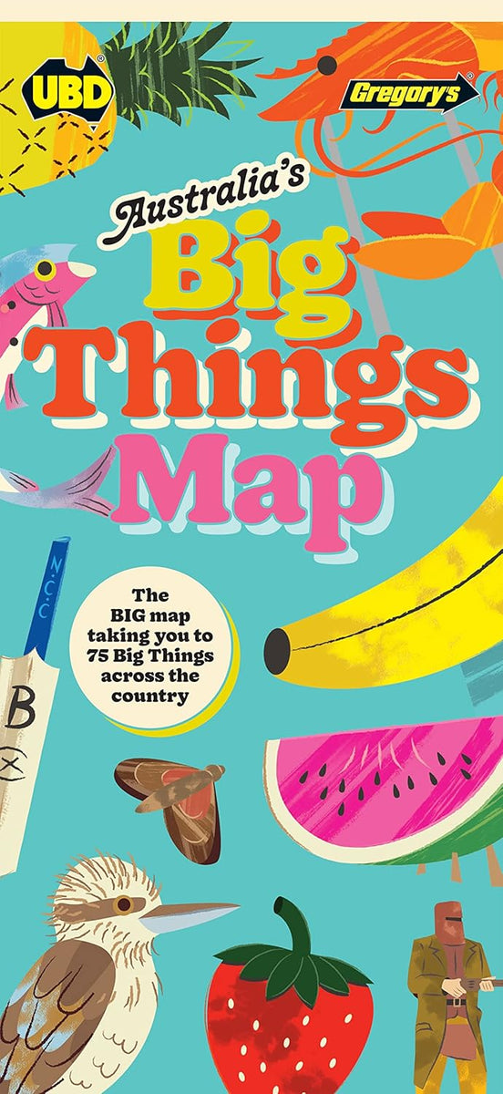 Buy Australia's Big Things Map – The Chart & Map Shop