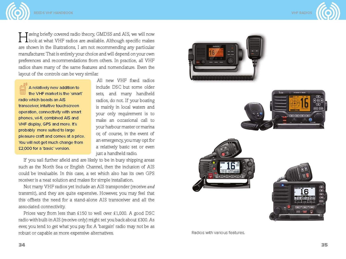 Buy Reeds VHF Handbook – The Chart & Map Shop