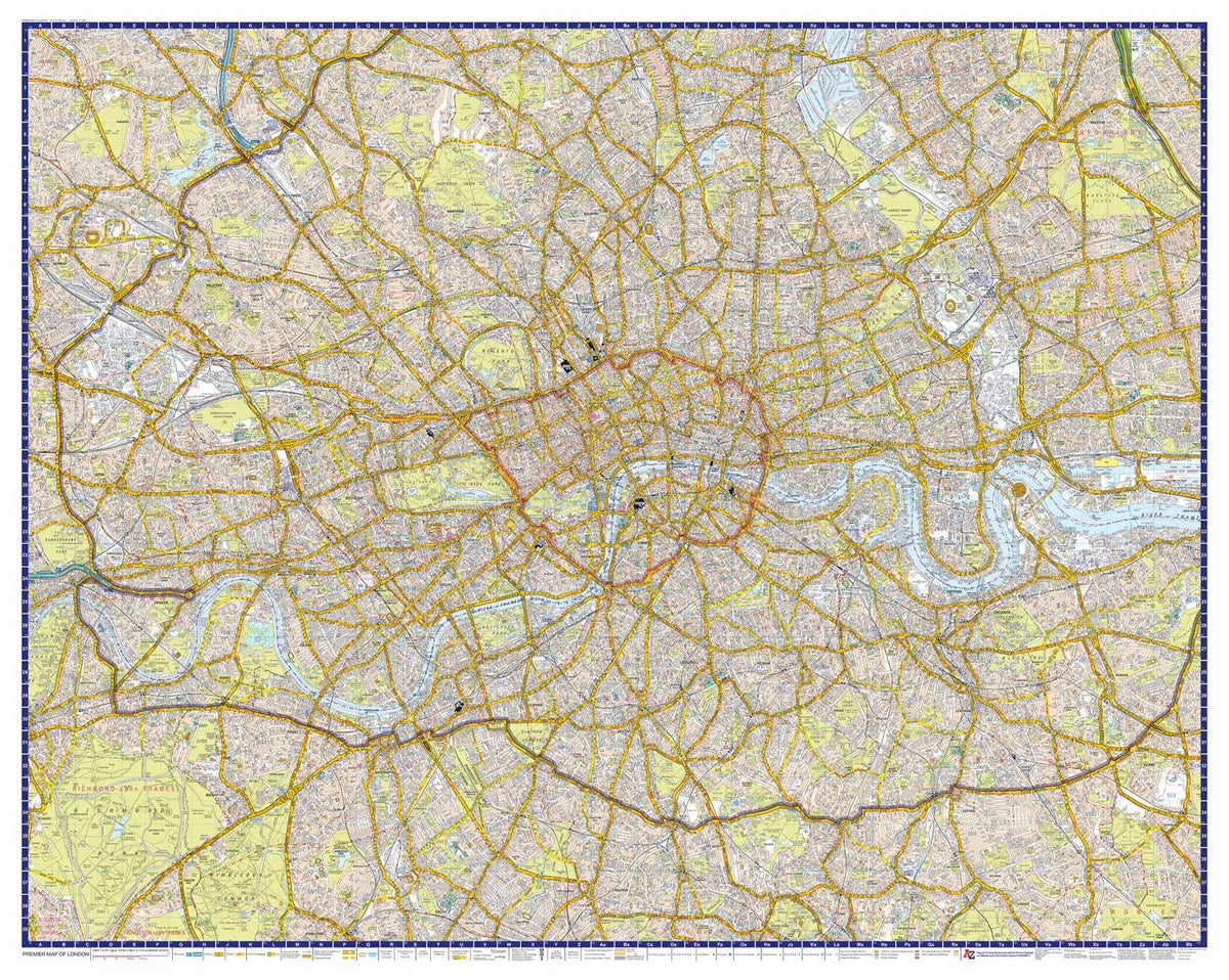 Buy London Road Map by A-Z Maps (2023) – The Chart & Map Shop