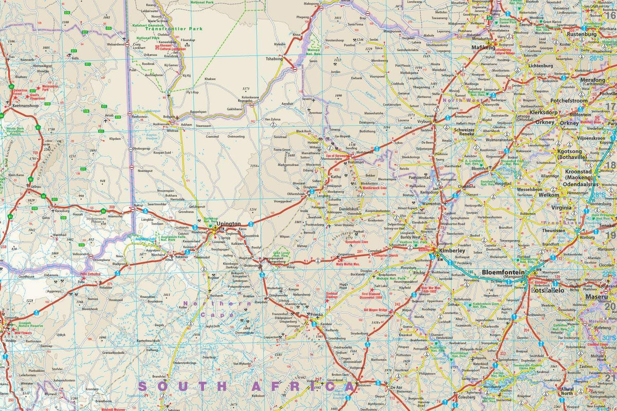 Buy Southern Africa Road Map by Reise Know-How (2020) – The Chart & Map ...