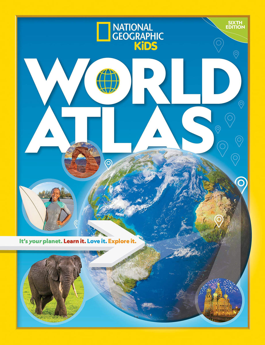 Buy Kids World Atlas by National Geographic – The Chart & Map Shop