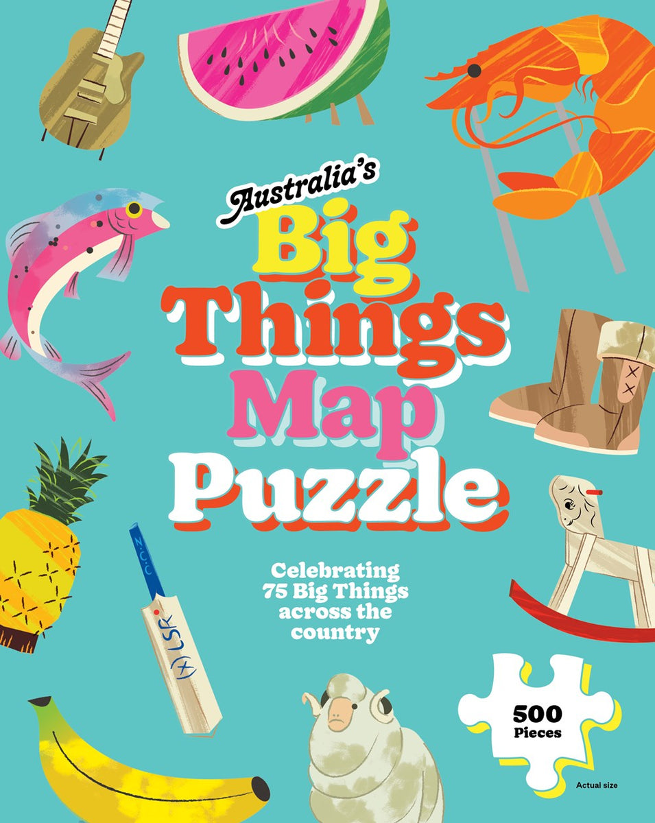 Buy Australia's Big Things Map: 500-Piece Puzzle – The Chart & Map Shop