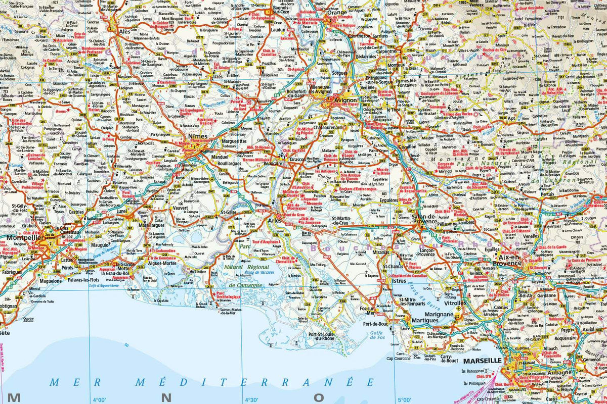 Buy Southern France Road Map by Reise Know-How (2023) – The Chart & Map ...