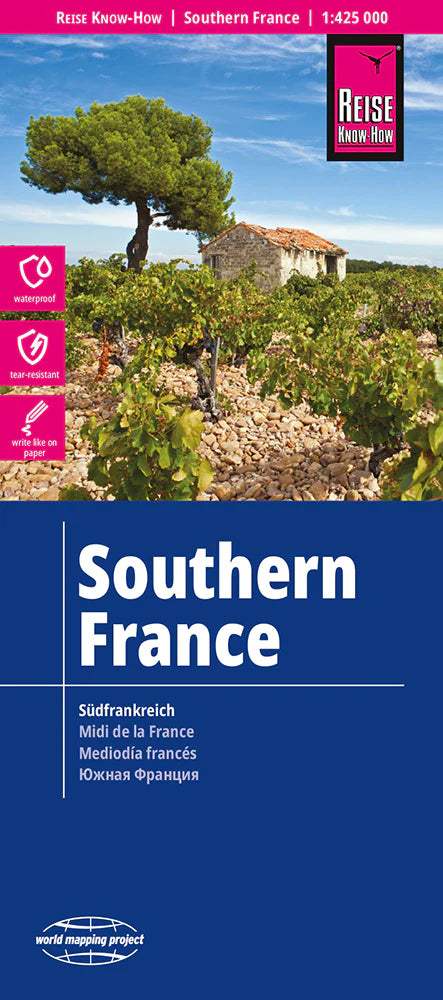 Buy Southern France Road Map by Reise Know-How (2023) – The Chart & Map ...