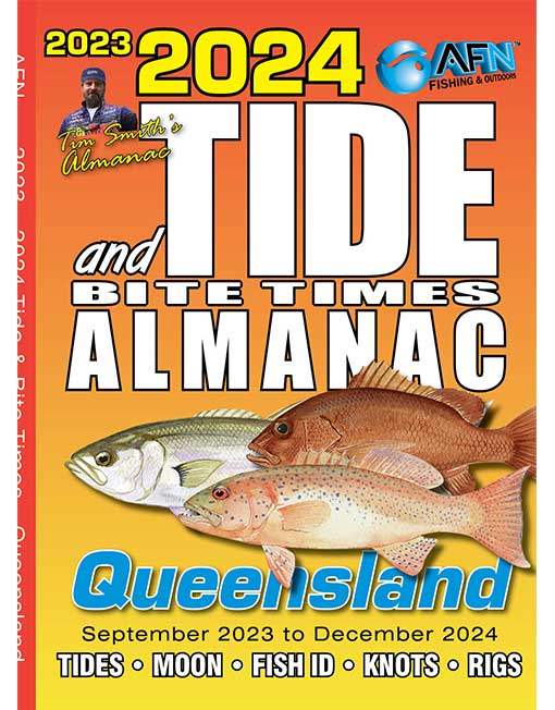 Buy 2024 Tide & Bite Times Almanac Queensland – The Chart & Map Shop