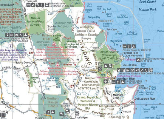 Buy Cape York Road Map (15th Edition) by Hema Maps – The Chart & Map Shop