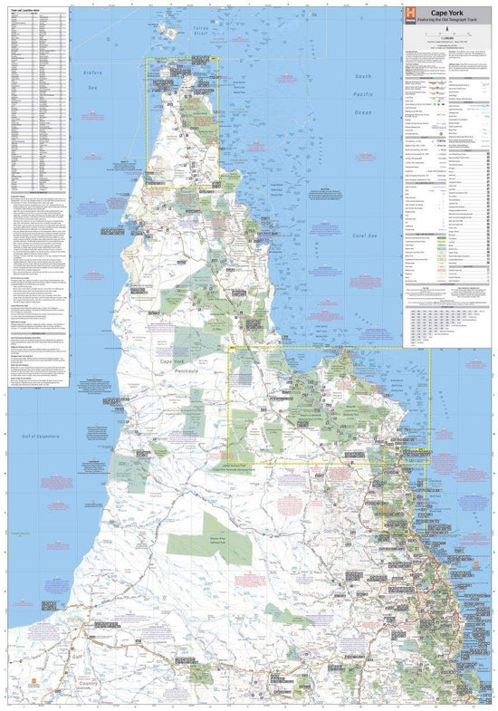 Buy Cape York Road Map (15th Edition) by Hema Maps – The Chart & Map Shop