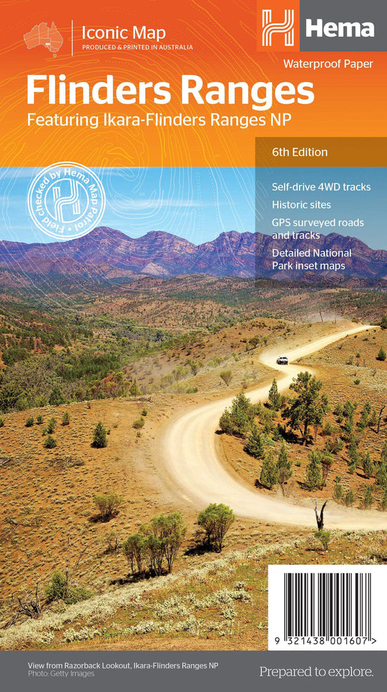 Buy Hema Flinders Ranges – The Chart & Map Shop