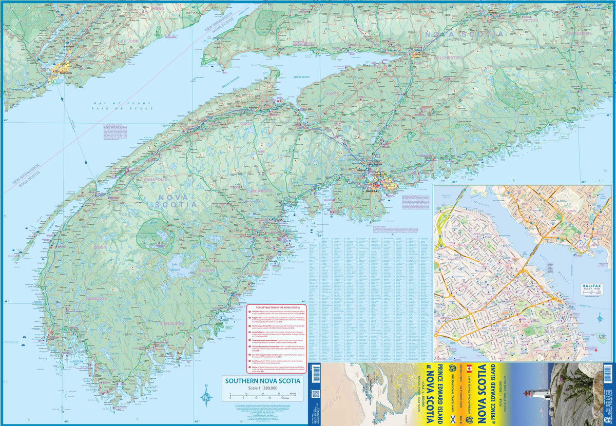 Buy Nova Scotia & Prince Edward Island Road Map by ITMB (2020) – The ...