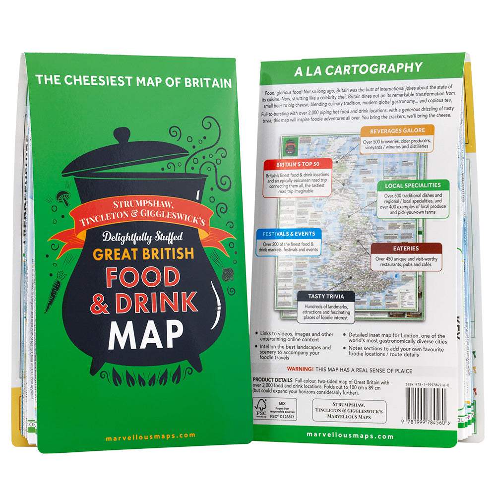 Buy Marvellous Maps: Delightfully Stuffed Great British Food and Drink ...