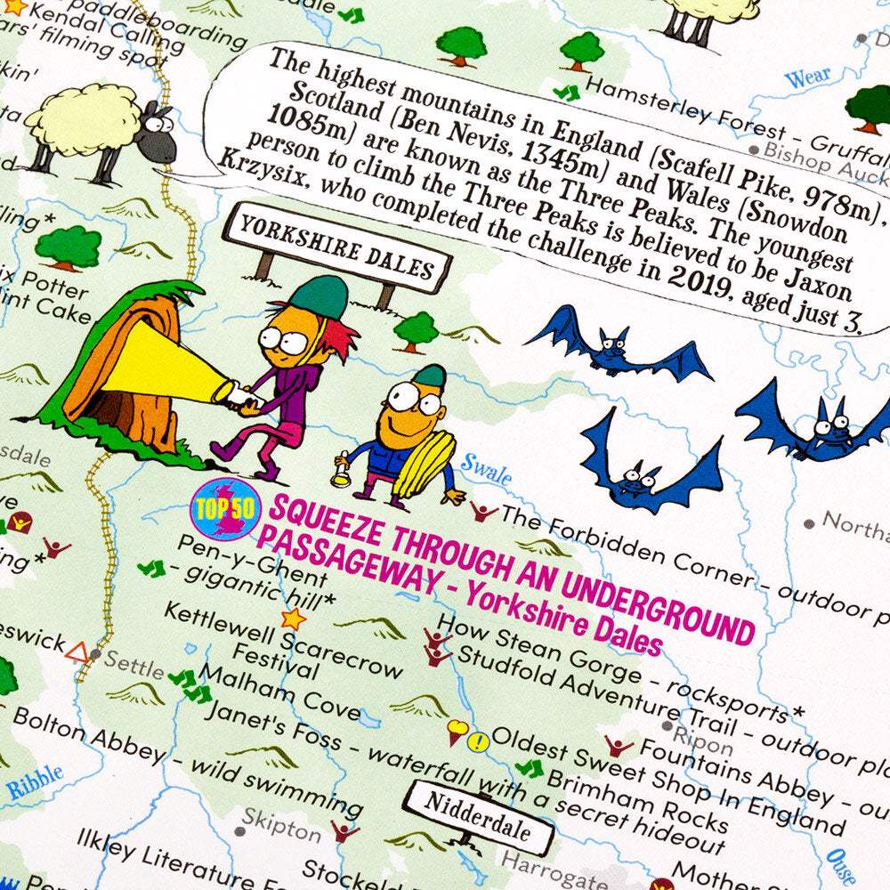 Buy Marvellous Maps: Amazingly Adventure-Filled Great British Map of ...