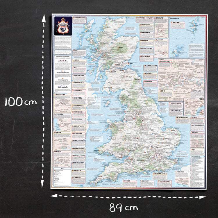 Buy Marvellous Maps: Lavishly Produced Great British Film and TV Map by ...