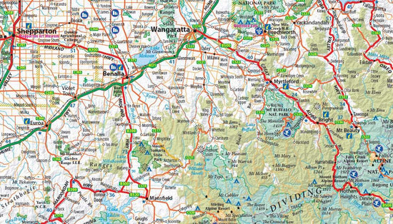 Buy Victoria Touring Road Map (2nd Edition) by Meridian Maps – The ...