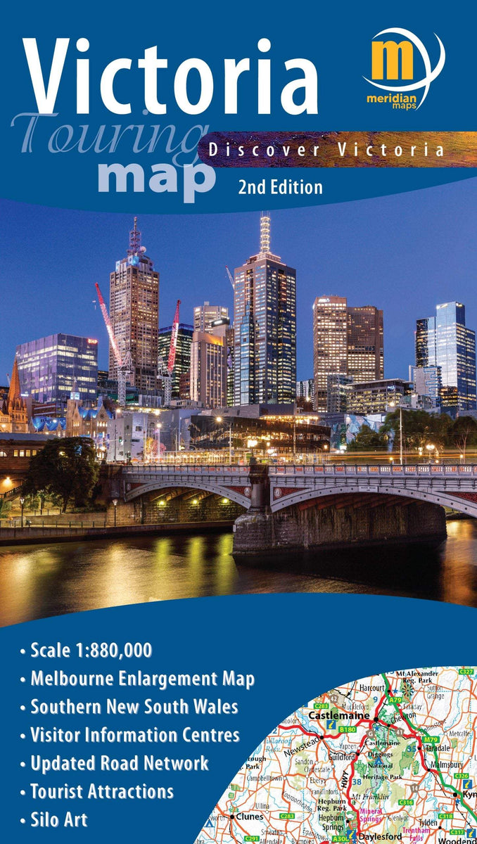 Buy Victoria Touring Road Map (2nd Edition) by Meridian Maps – The ...