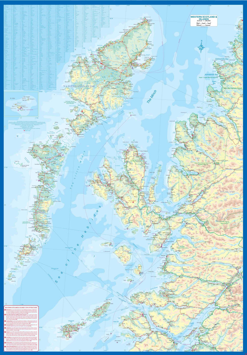 Buy Western Scotland & Islands Road Map by ITMB (2023) – The Chart ...