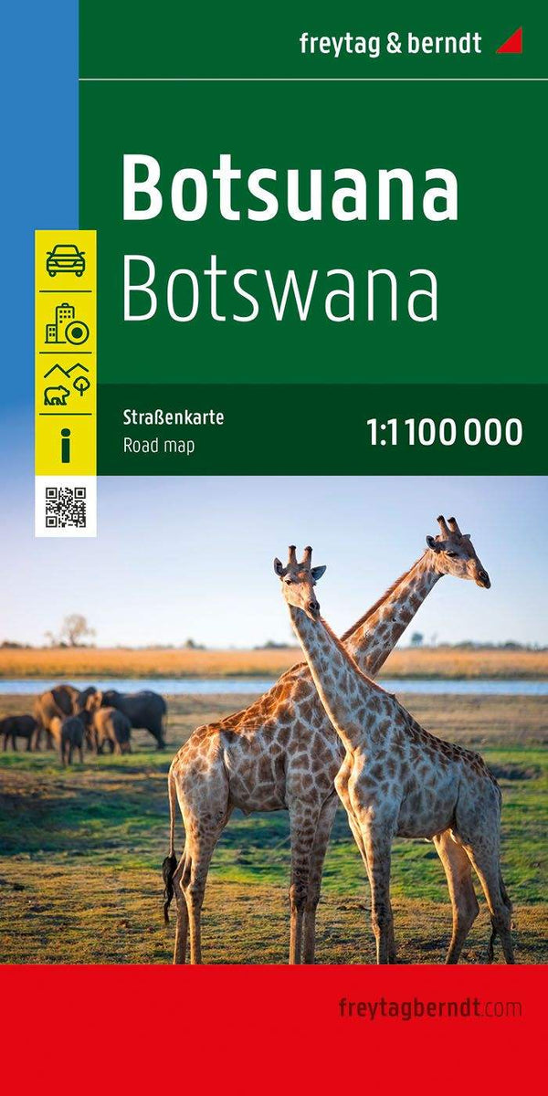Buy Botswana Road Map by Freytag & Berndt (2022) – The Chart & Map Shop