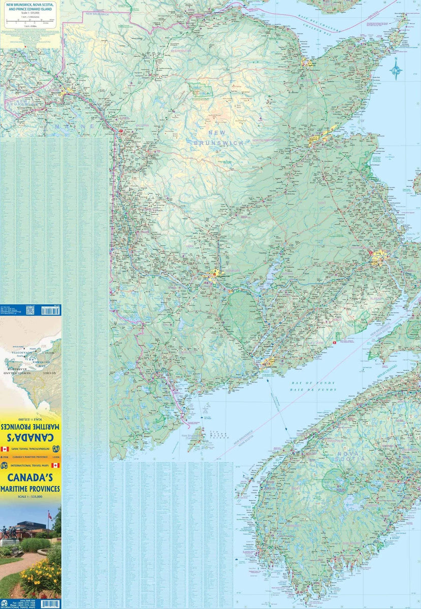 Buy Canada's Maritime Provinces Map by ITMB (2023) – The Chart & Map Shop