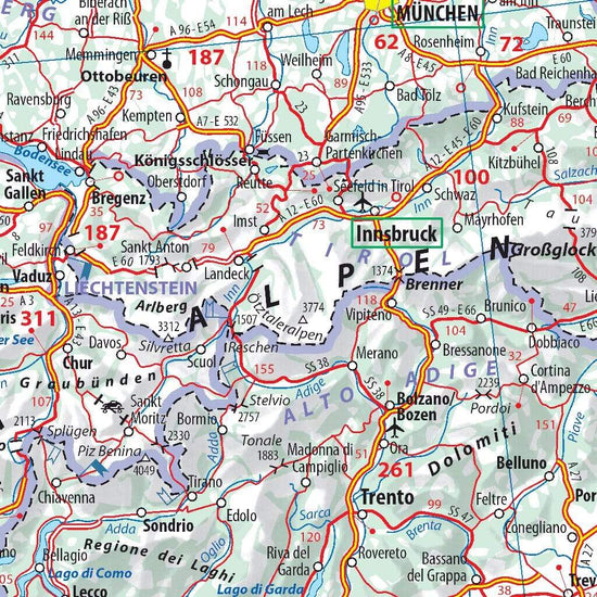 Buy Europe Road Map 705 by Michelin (2024) – The Chart & Map Shop