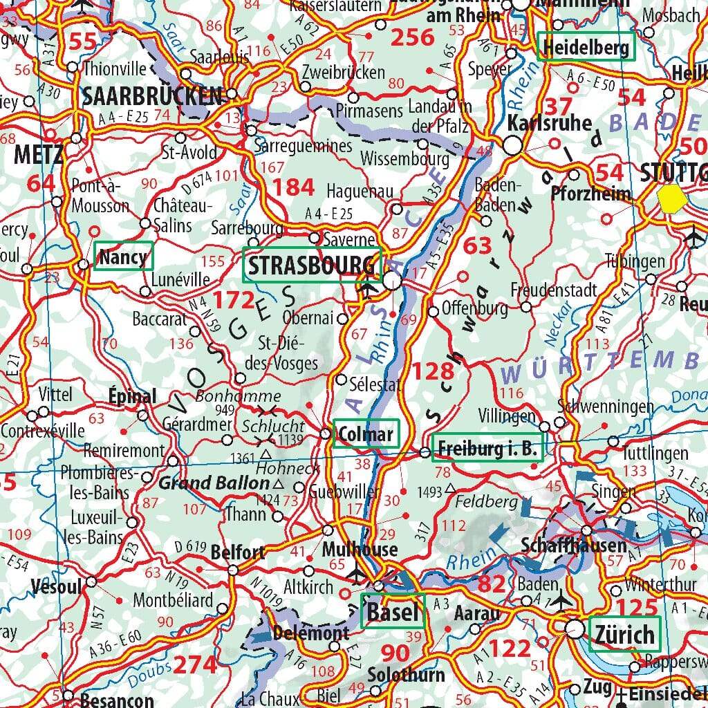 Buy Europe Road Map 705 by Michelin (2024) – The Chart & Map Shop