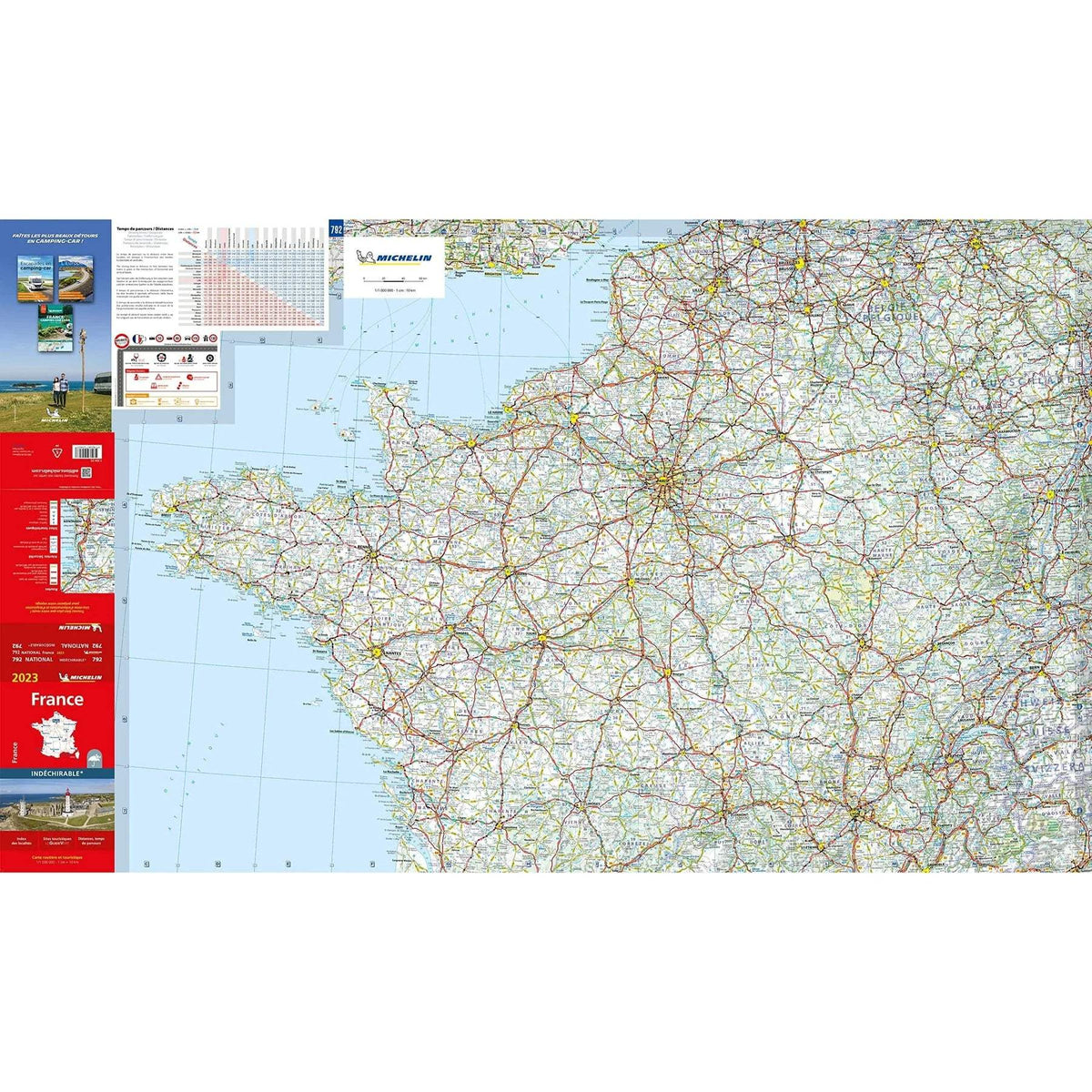 Buy France Road Map 792 by Michelin (2024) – The Chart & Map Shop