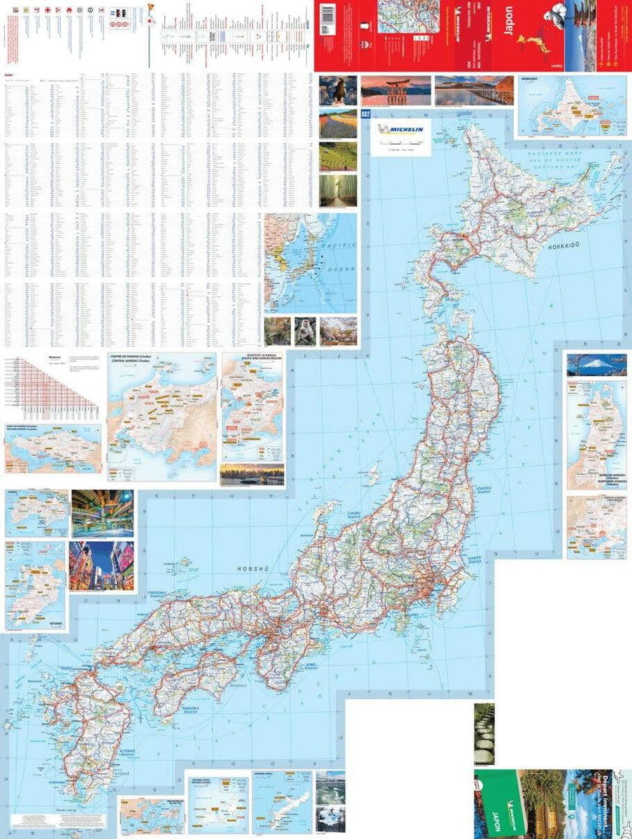 Buy Japan Road Map 802 by Michelin (2023) – The Chart & Map Shop