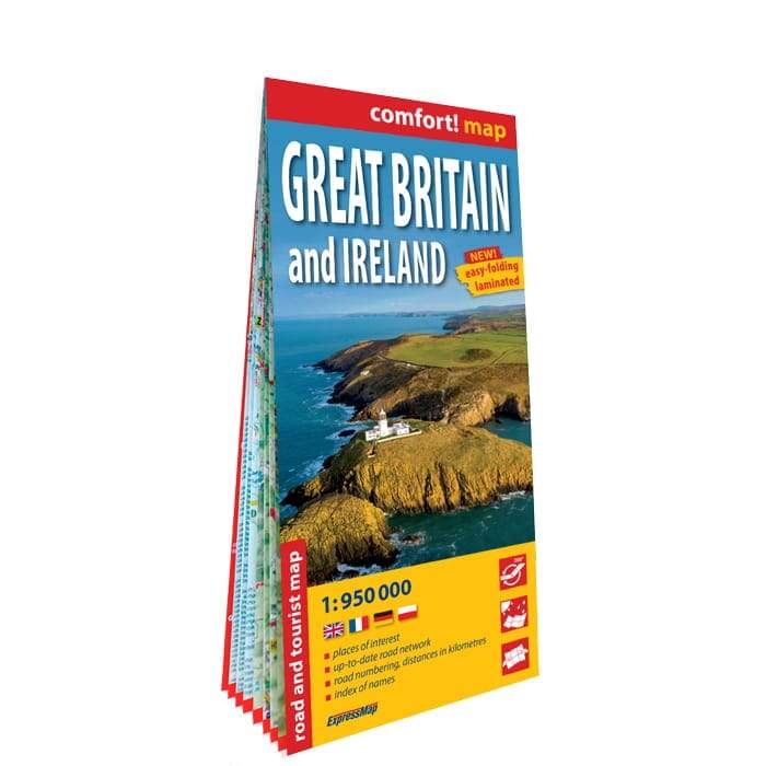 Buy Great Britain & Ireland Road Map by Express Maps (2024) – The Chart ...