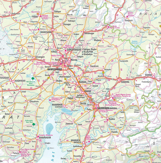 Buy India West Road Map by Nelles (2020) – The Chart & Map Shop