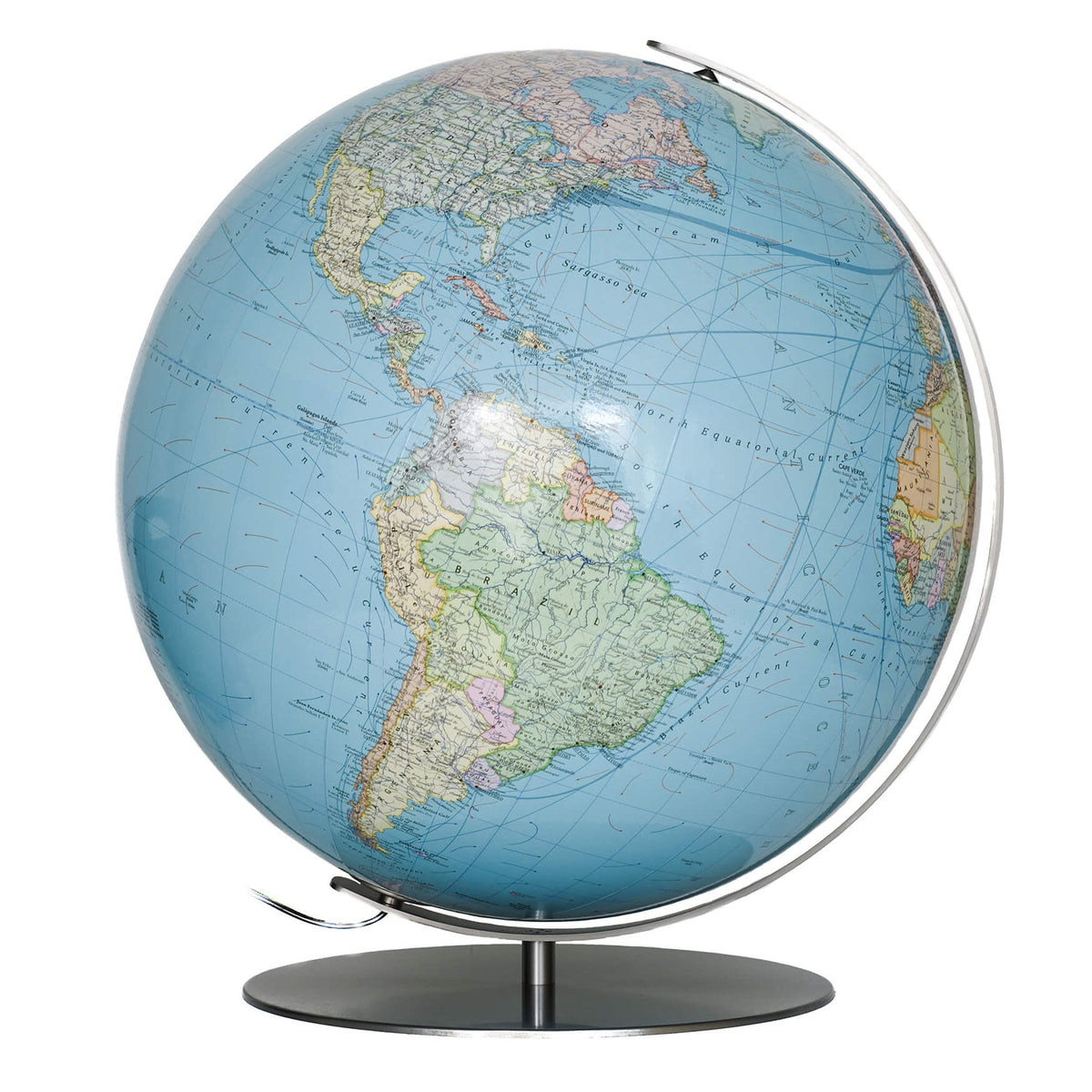 Buy Duo Hand-laid 40cm Illuminated Globe by Columbus – The Chart & Map Shop