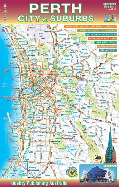 Buy Perth City & Suburbs by Quality Publishing Australia – The Chart ...