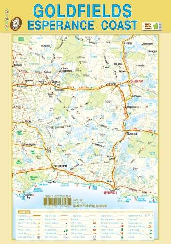 Buy Goldfields Esperance Coast Road Map (1st Edition) by QPA – The ...