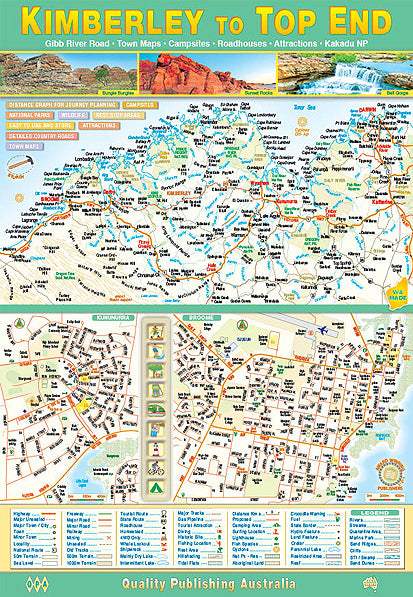 Buy Kimberley to Top End Map Book – The Chart & Map Shop