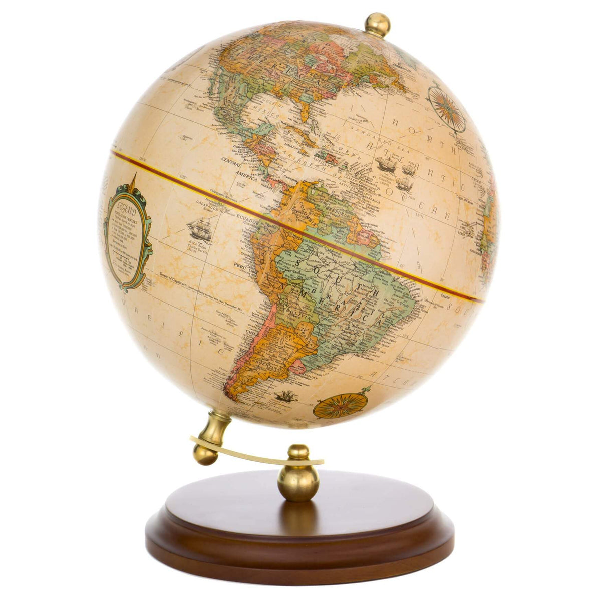 Buy The Keats Antique 23cm Globe by Replogle – The Chart & Map Shop